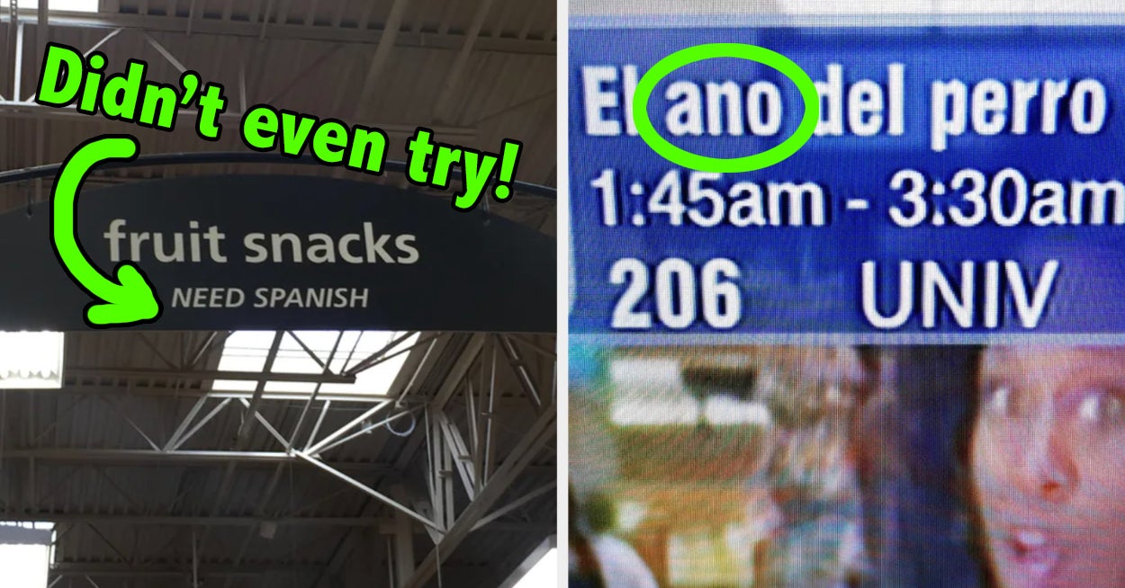 27 Bad Spanish Language Fails That Are Funny