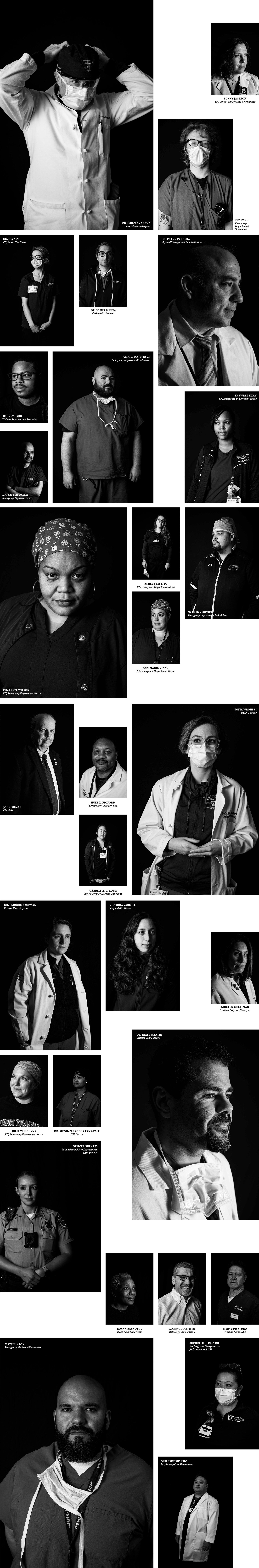 Photos Show How Many People It Takes To Save A Gunshot Victim's Life