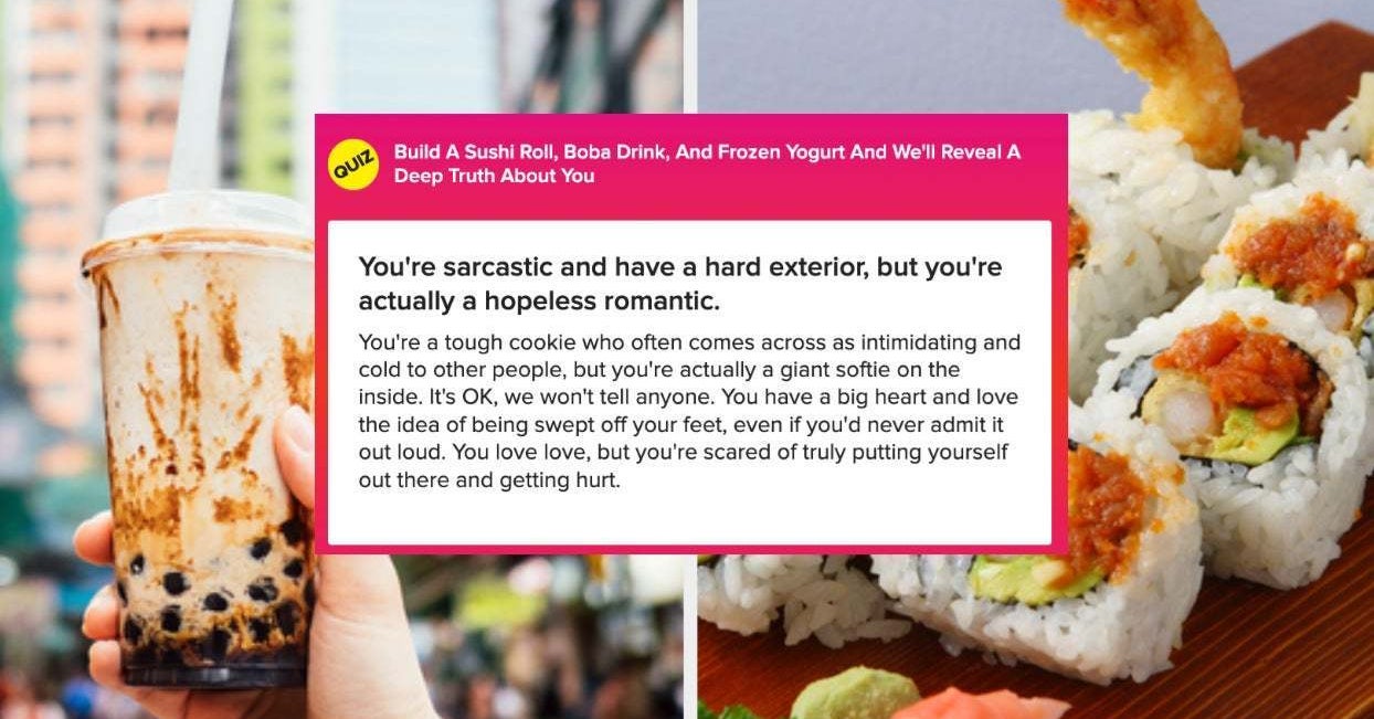 Make Sushi, Boba, And Froyo To Reveal A Deep Truth Quiz