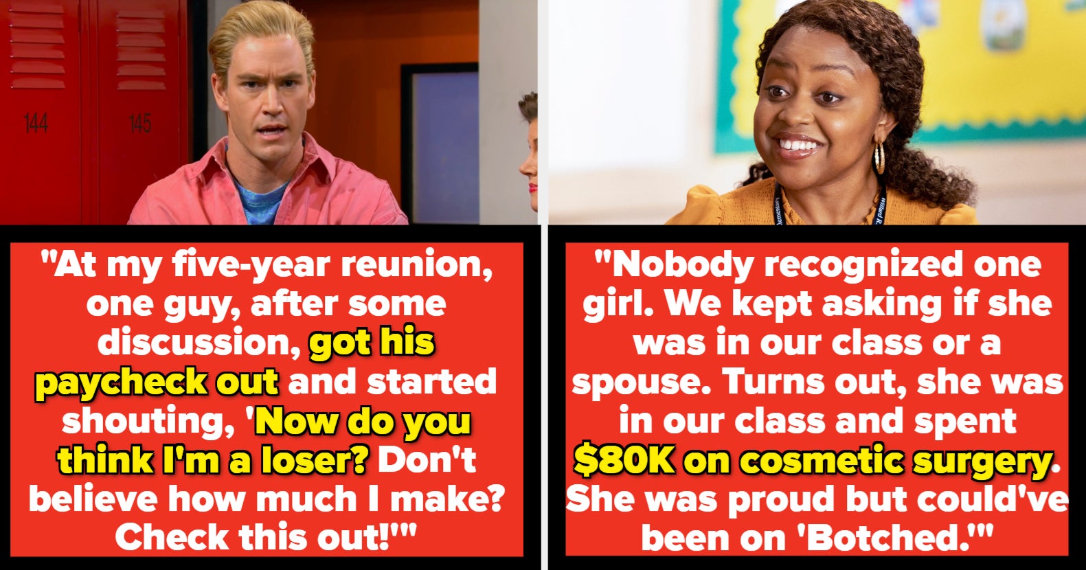 High School Reunion: People Share Their Class Reunion Horror Stories
