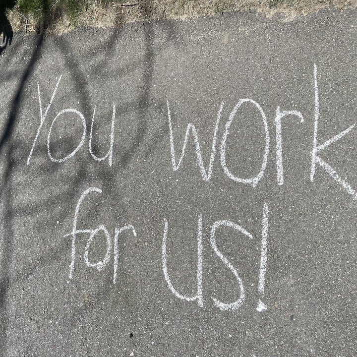 We Interviewed The Woman Who Chalked Outside Susan Collins' House