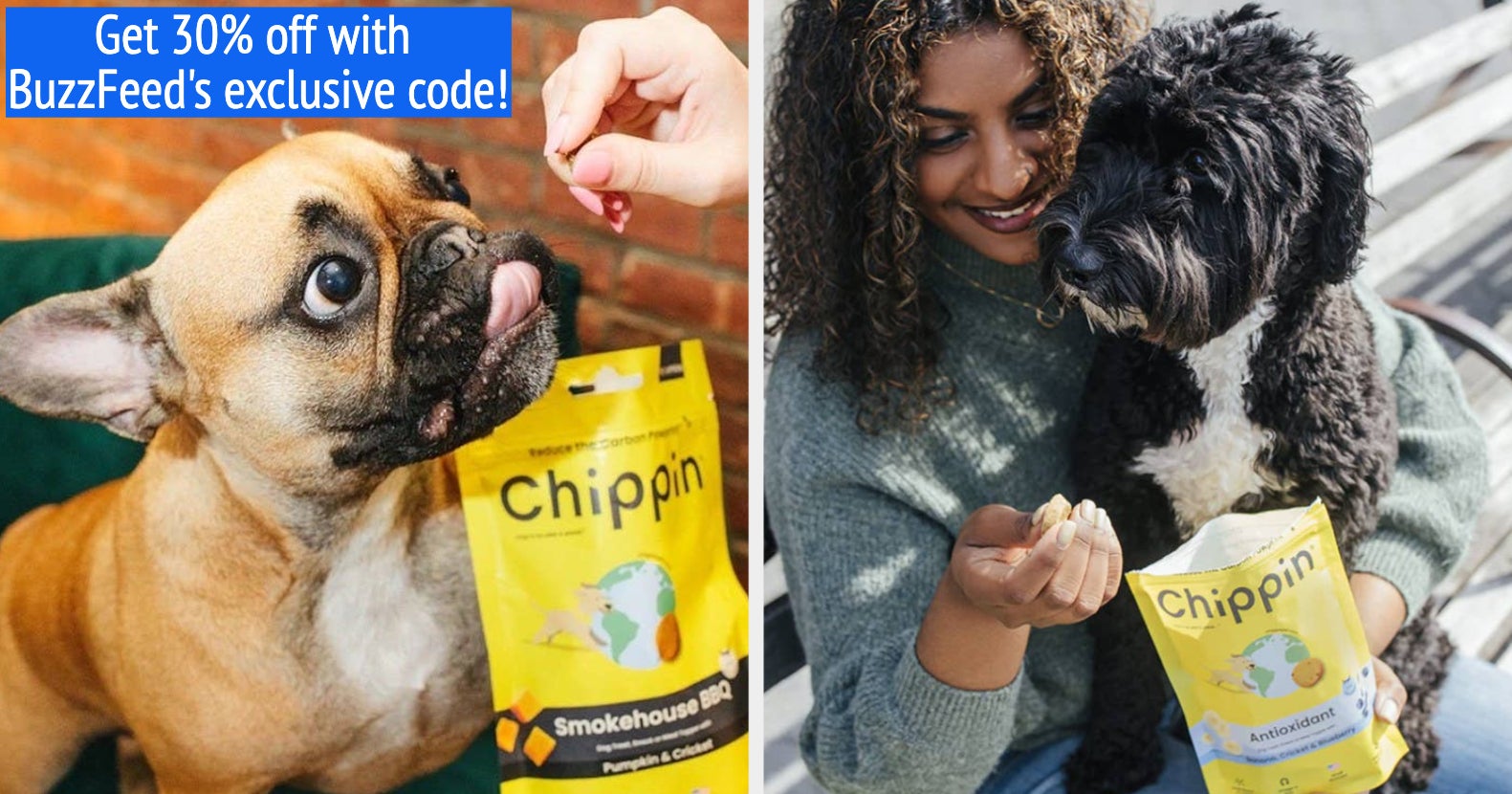 Chippin's Delicious Dog Treats Are 30% Off Right Now