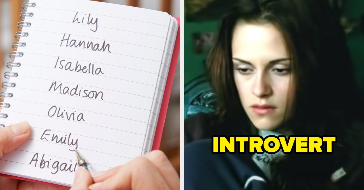 Pick Baby Names Guess If Introvert Extrovert Quiz
