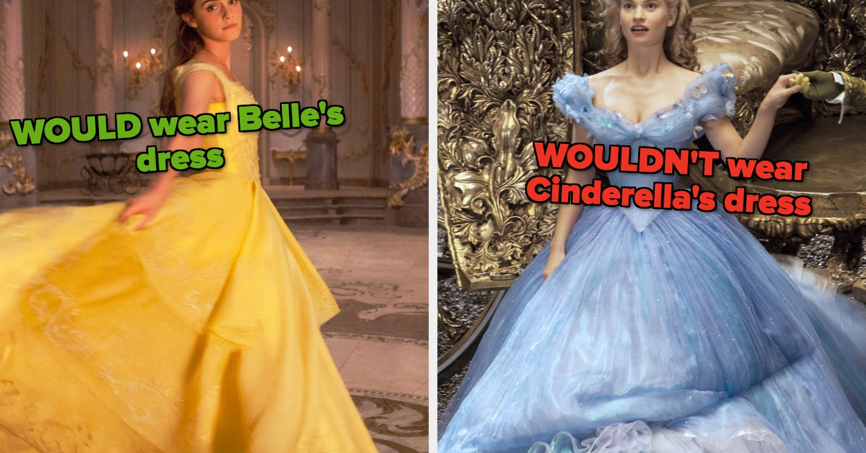 Would You Wear These Disney Princess Gowns Poll Quiz