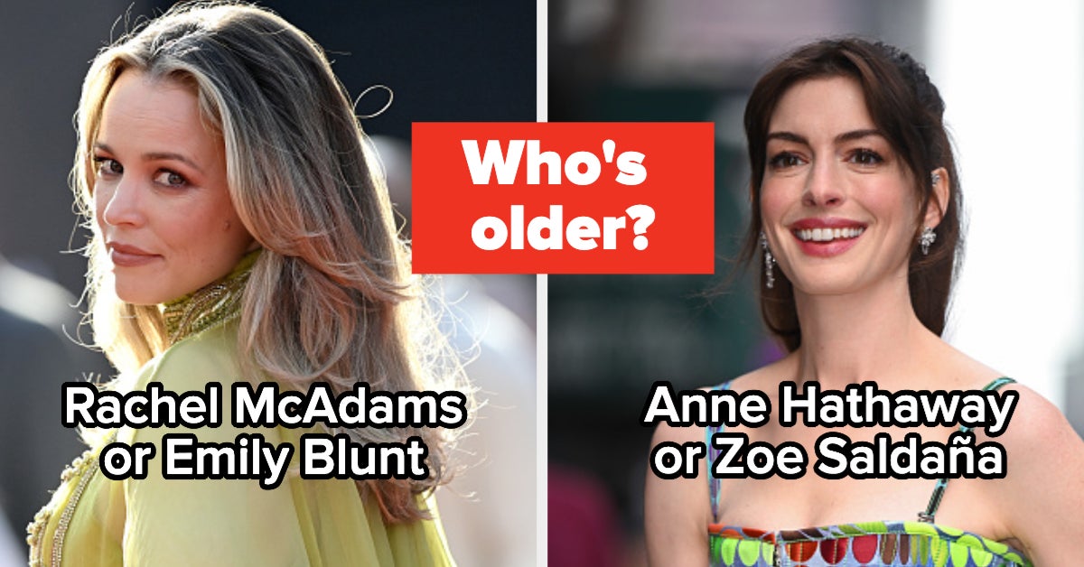 Can You Guess Which Celebrity Is Older?