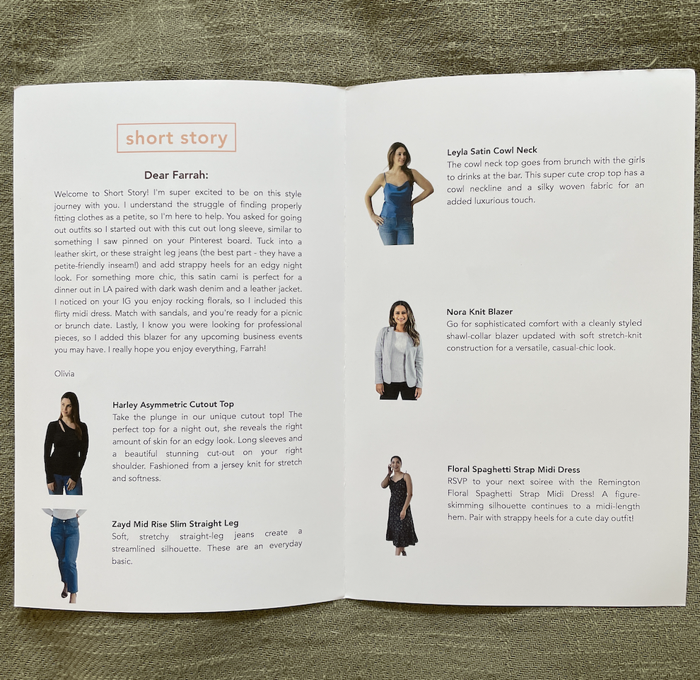 Short Story Box Is A Personal Styling Box For Petite People, So I Tried ...