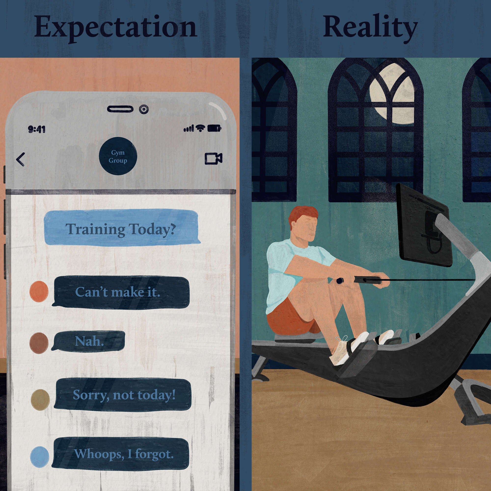 Working Out In The Fall: Expectations Vs. Reality