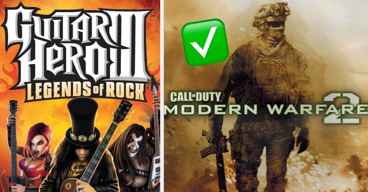 Xbox 360 Video Games Checklist Quiz