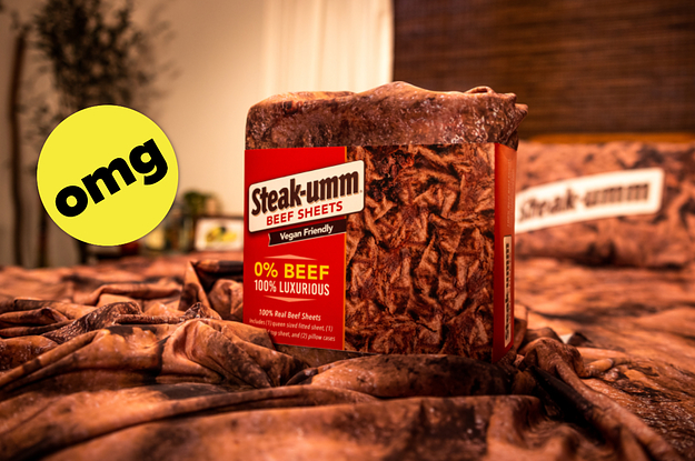 Your Bed 100% Needs These Steak-Umm Beef Sheets ASAP