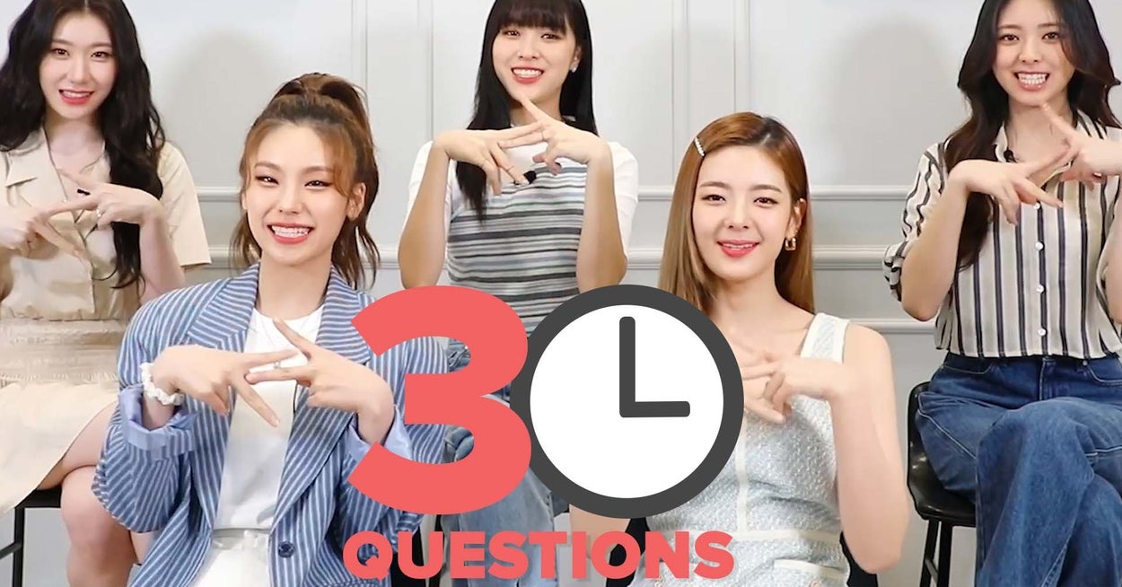 Itzy 30 Questions In 3 Minutes