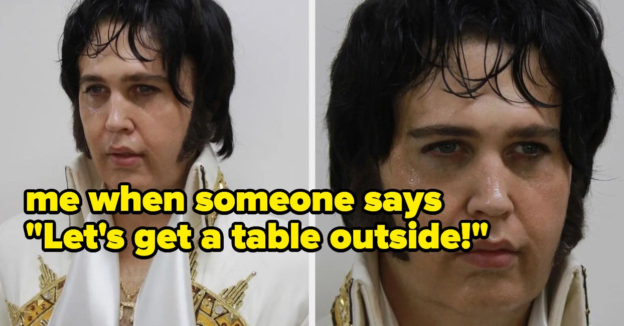 The Austin Butler Sweaty Elvis Meme Is Hilarious, Relatable, And Oddly ...