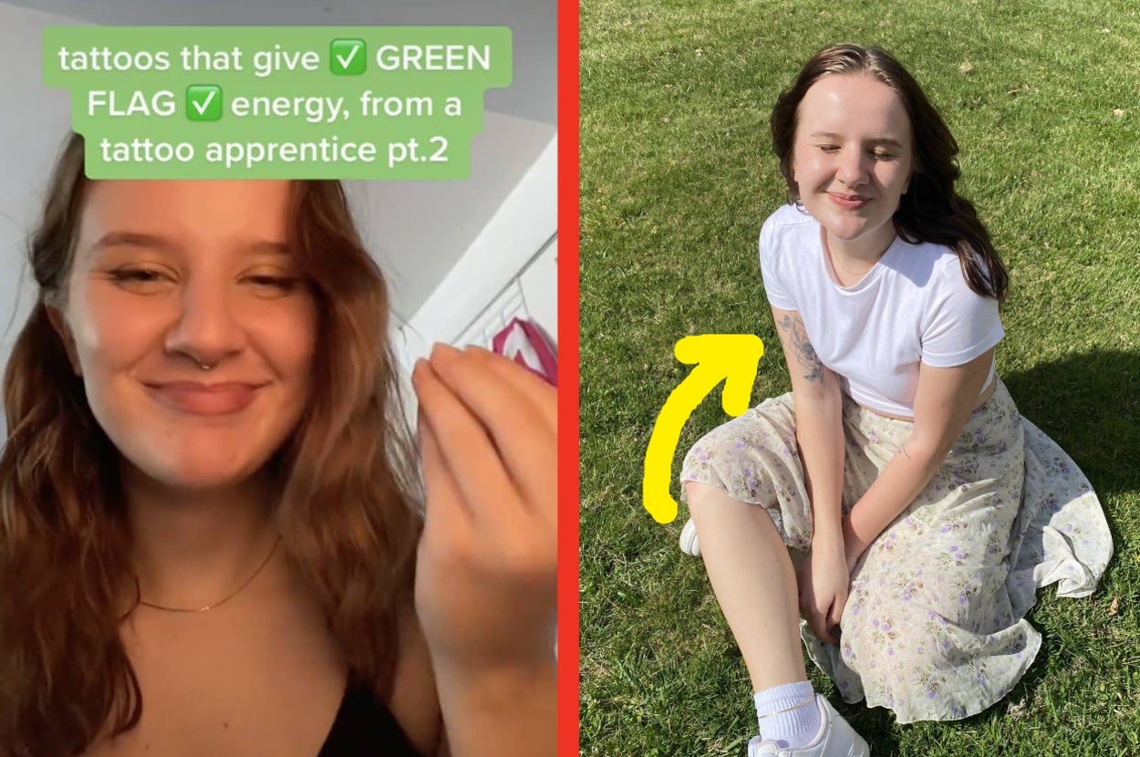 tattoo green flags