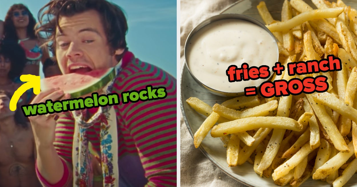 Food Quiz: Controversial Food Opinions Poll