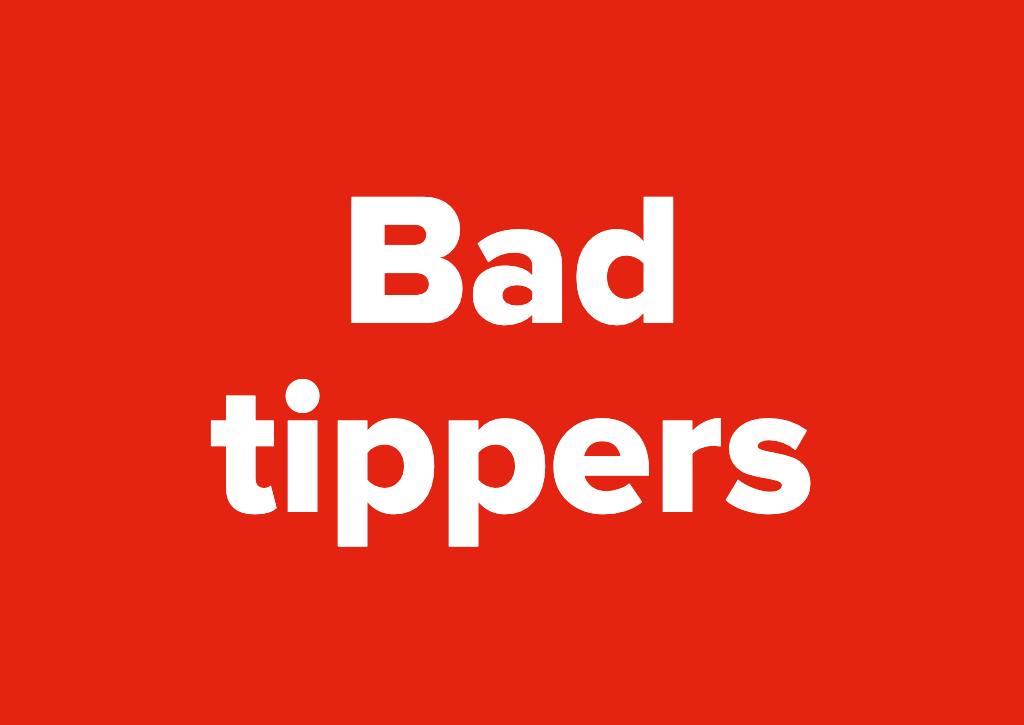 Asians Worst Tippers