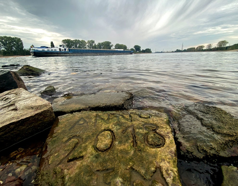 Europe Droughts Reveal Hunger Stones: Photos