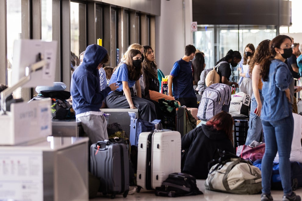 Photos Show How Miserable The Flight Delays Have Become In The US