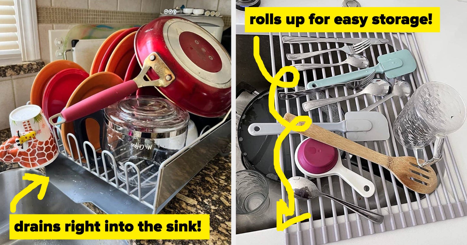 19 Dish Racks That Will Spark Joy On Your Countertop