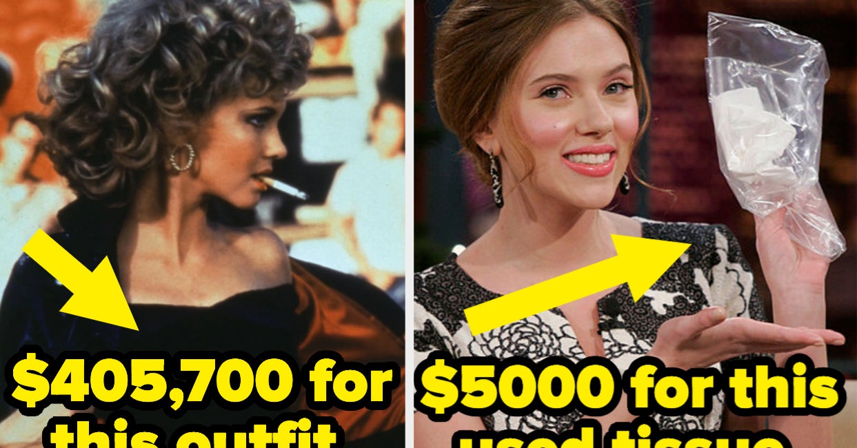 19 Weird Celebrity Memorabilia Items Actually Sold At Auction