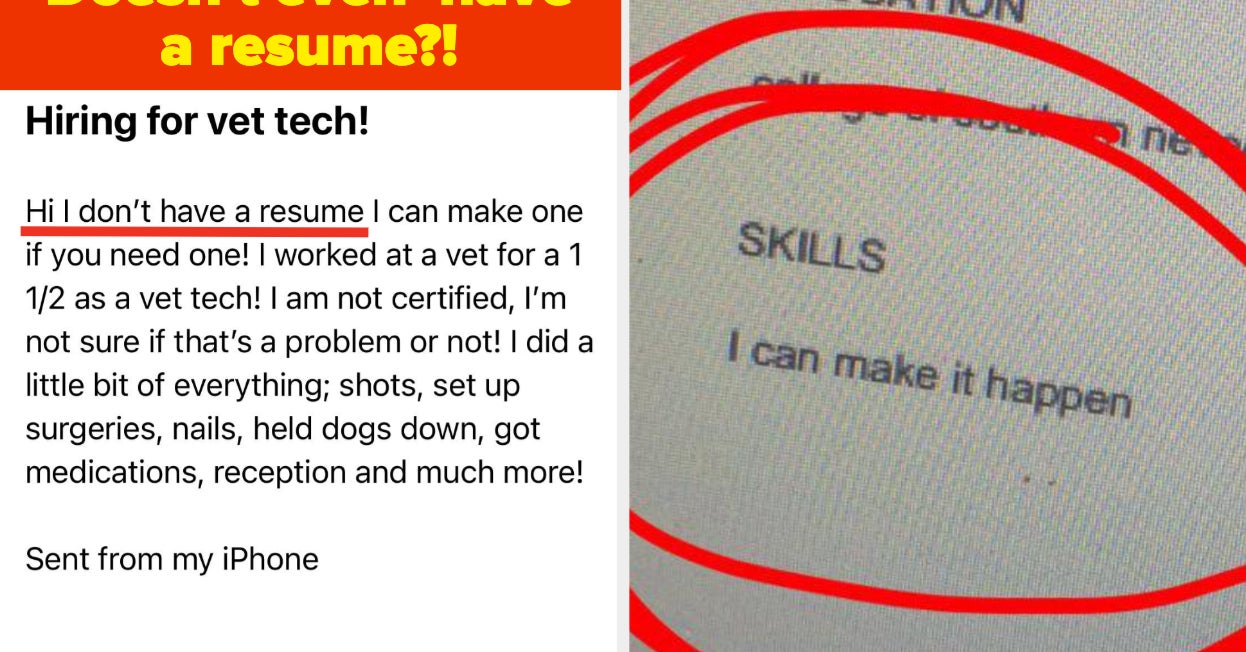 21 Terrible Résumés That Made People Not Get The Job