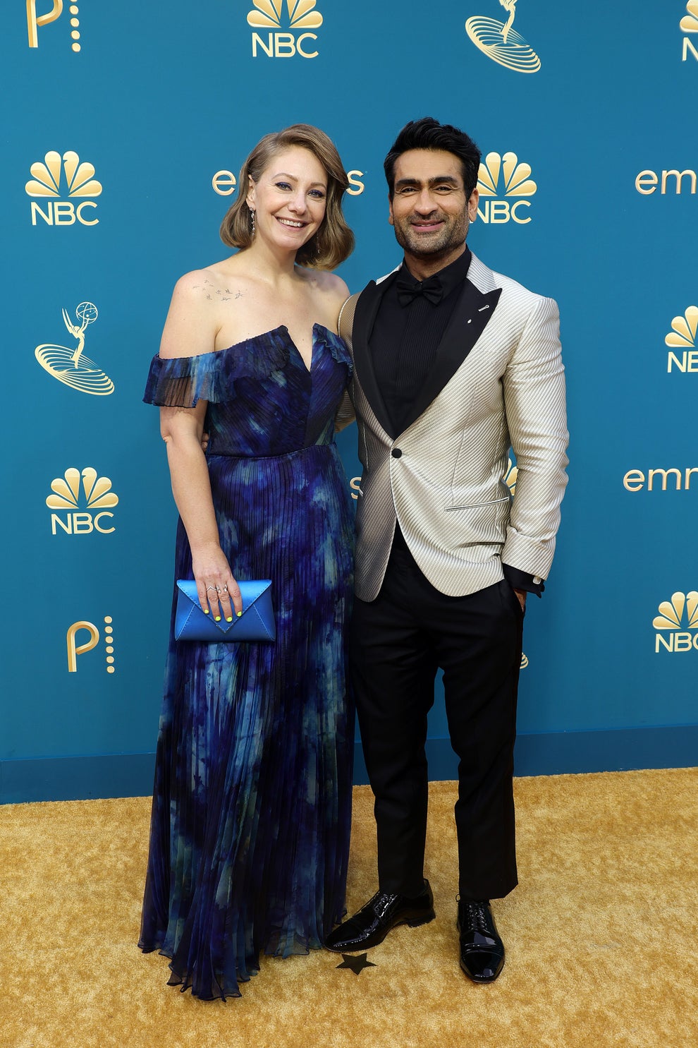 Celebrity Couples At The 2022 Emmy Awards Red Carpet