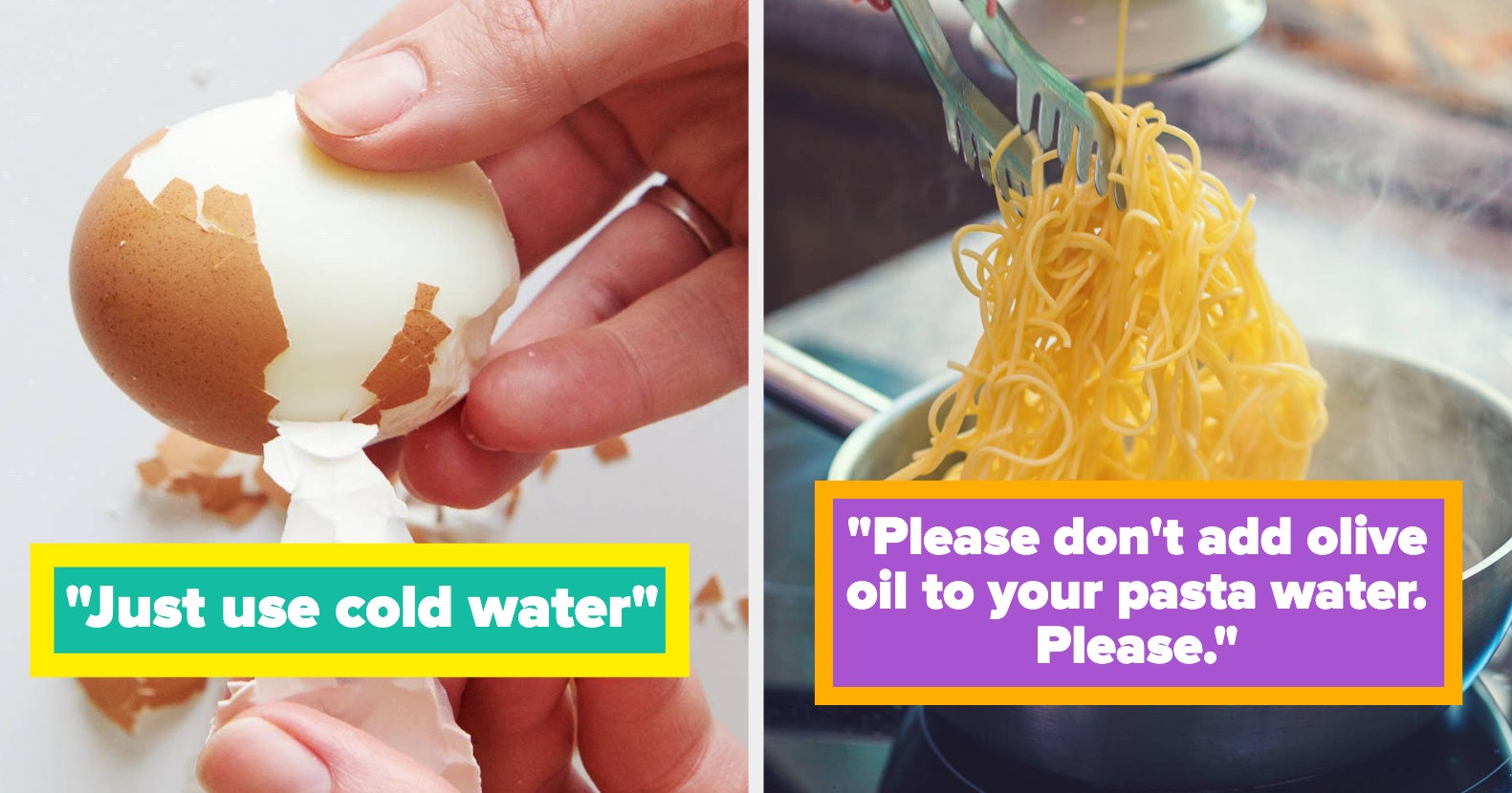 People Are Sharing Worthless Cooking Hacks