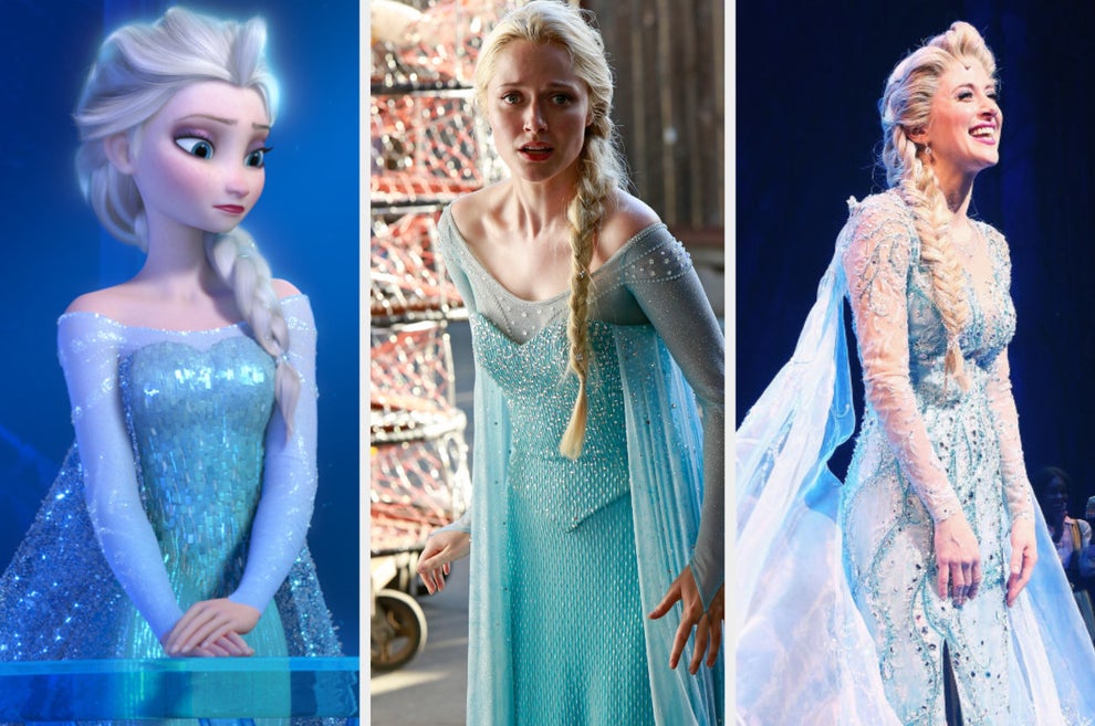 Disney Princesses Animated Vs. Live Action Vs. Broadway
