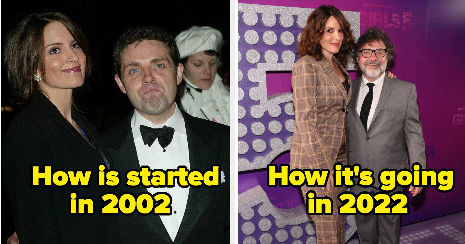 40 How It Started Vs. How It's Going Celeb Couple Pics
