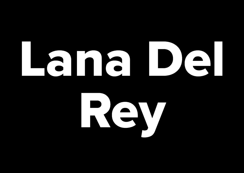 Lana Del Rey Name Logo