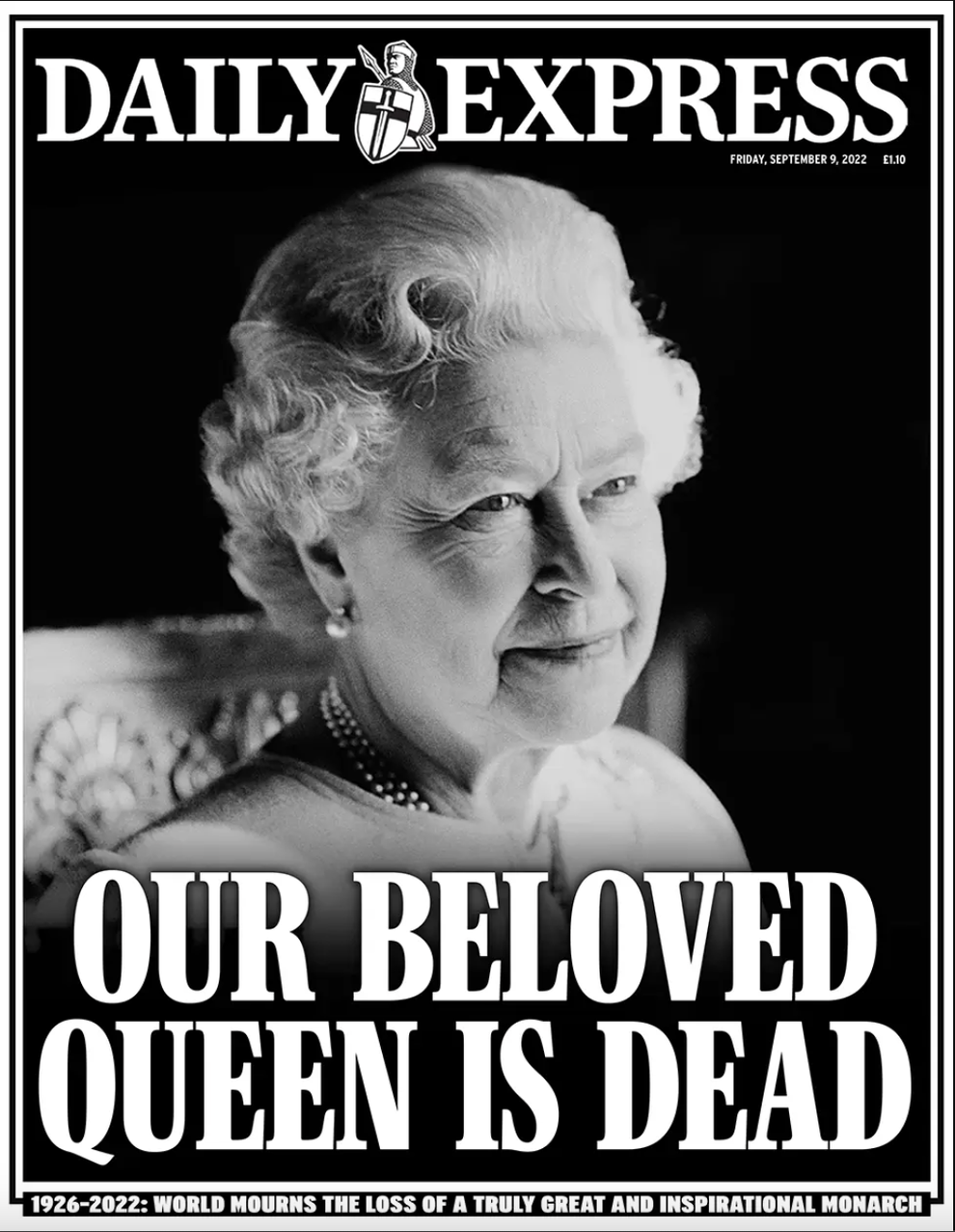 Here's How The Front Pages Are Covering The Death Of Queen Elizabeth II