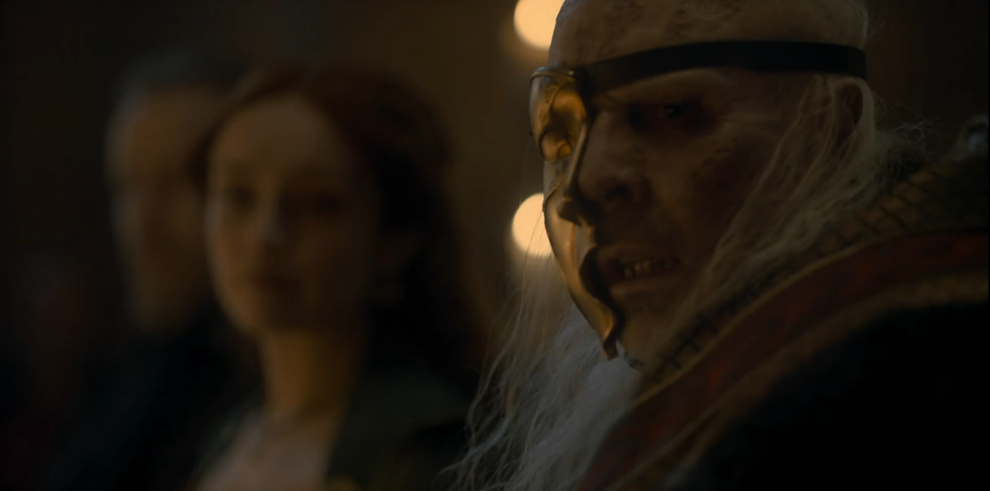 "House Of The Dragon" Episode 8: An Important Detail About Viserys' Mask