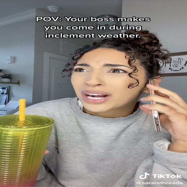 TikTok's Sarai Soto AKA Veronica Inclement Weather Skit