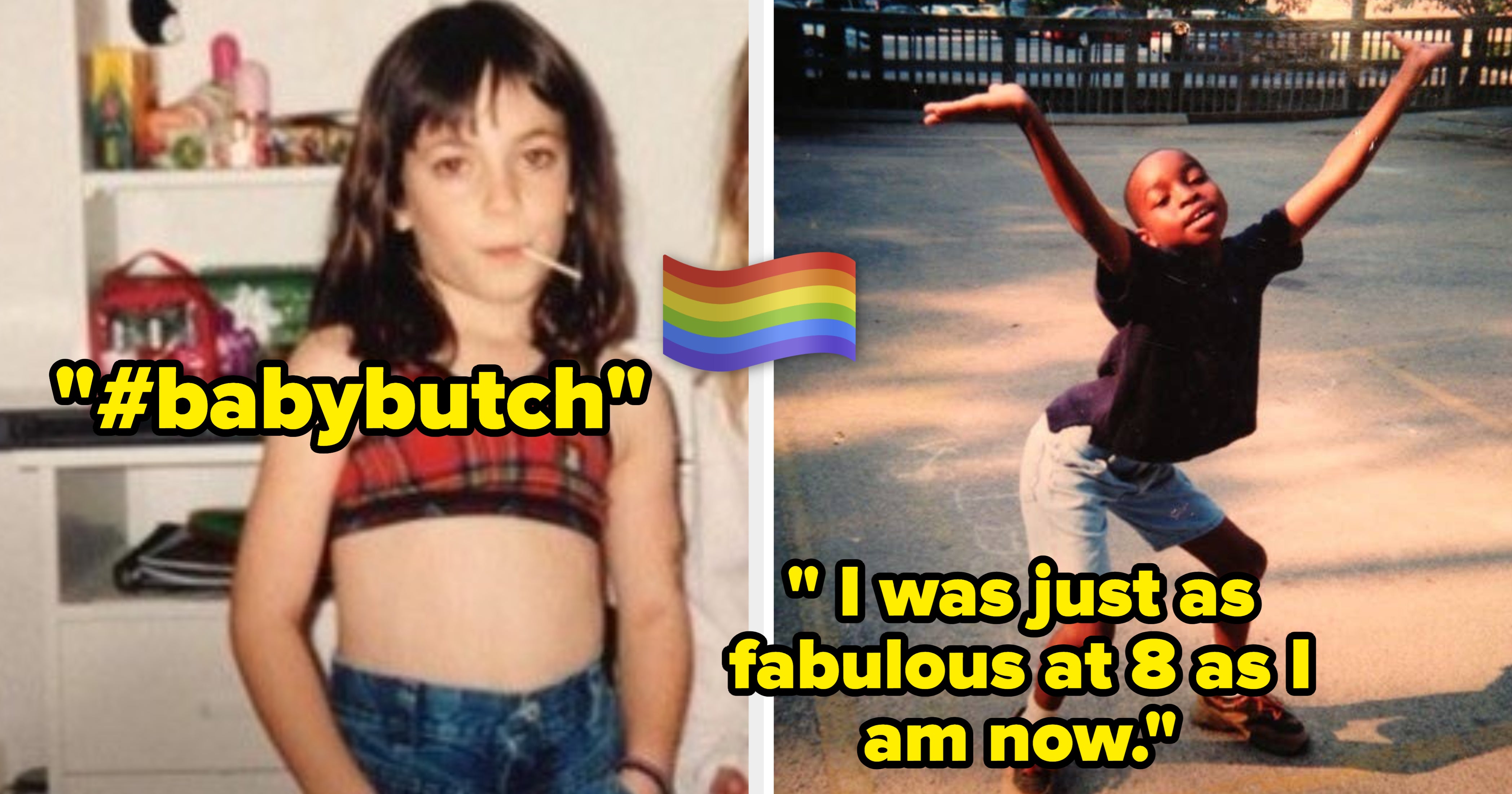 LGBTQ People As Kids Pictures