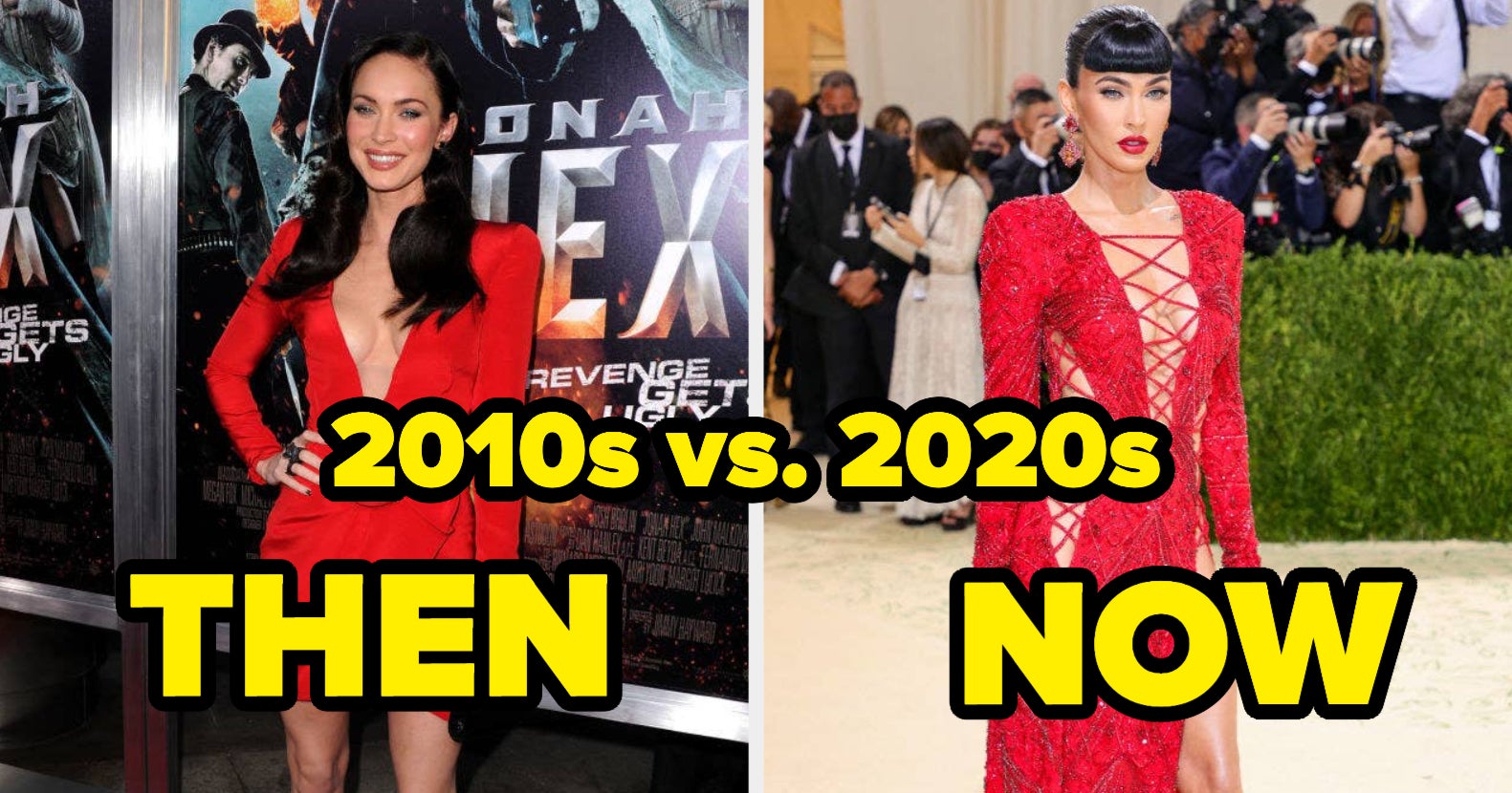 Megan Fox In 2010s Vs. 2020s