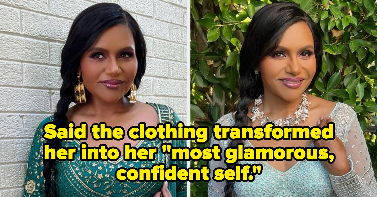 Mindy Kaling Looked Absolutely Stunning As She Wore Indian Designers To ...