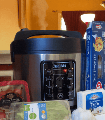 how to cook noodles in aroma rice cooker