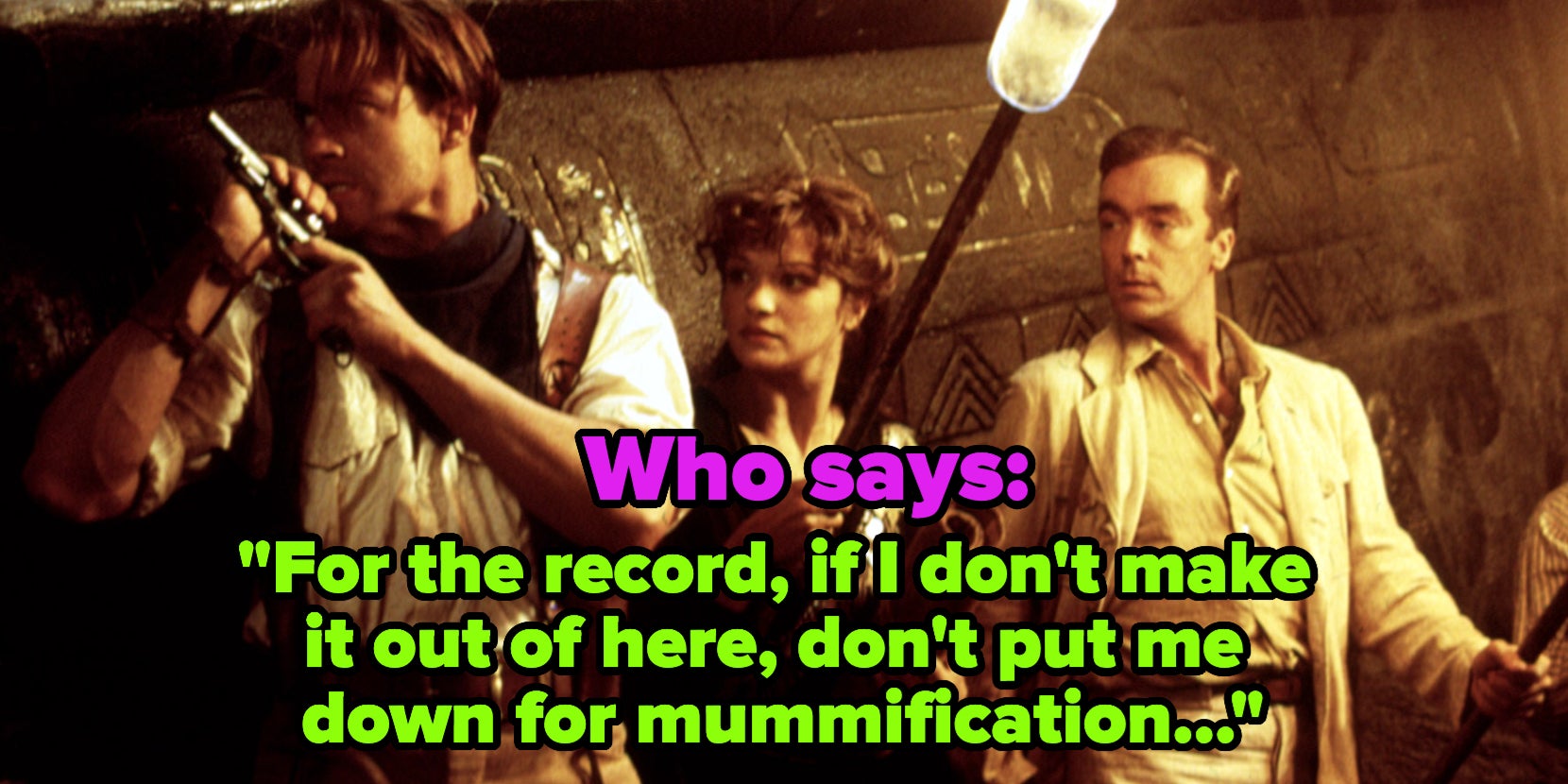 Mummy Film Quotes