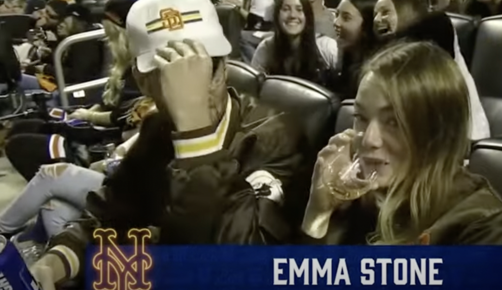 Emma Stone Reacts To Being Booed At Baseball Game