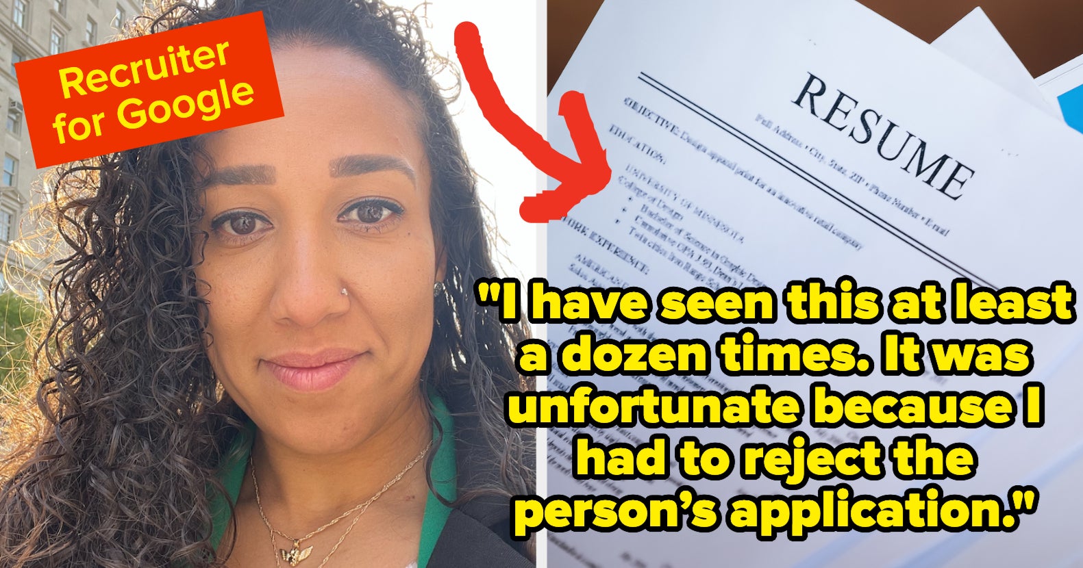 "I Had To Reject The Application": This Recruiter Shared Why "White ...