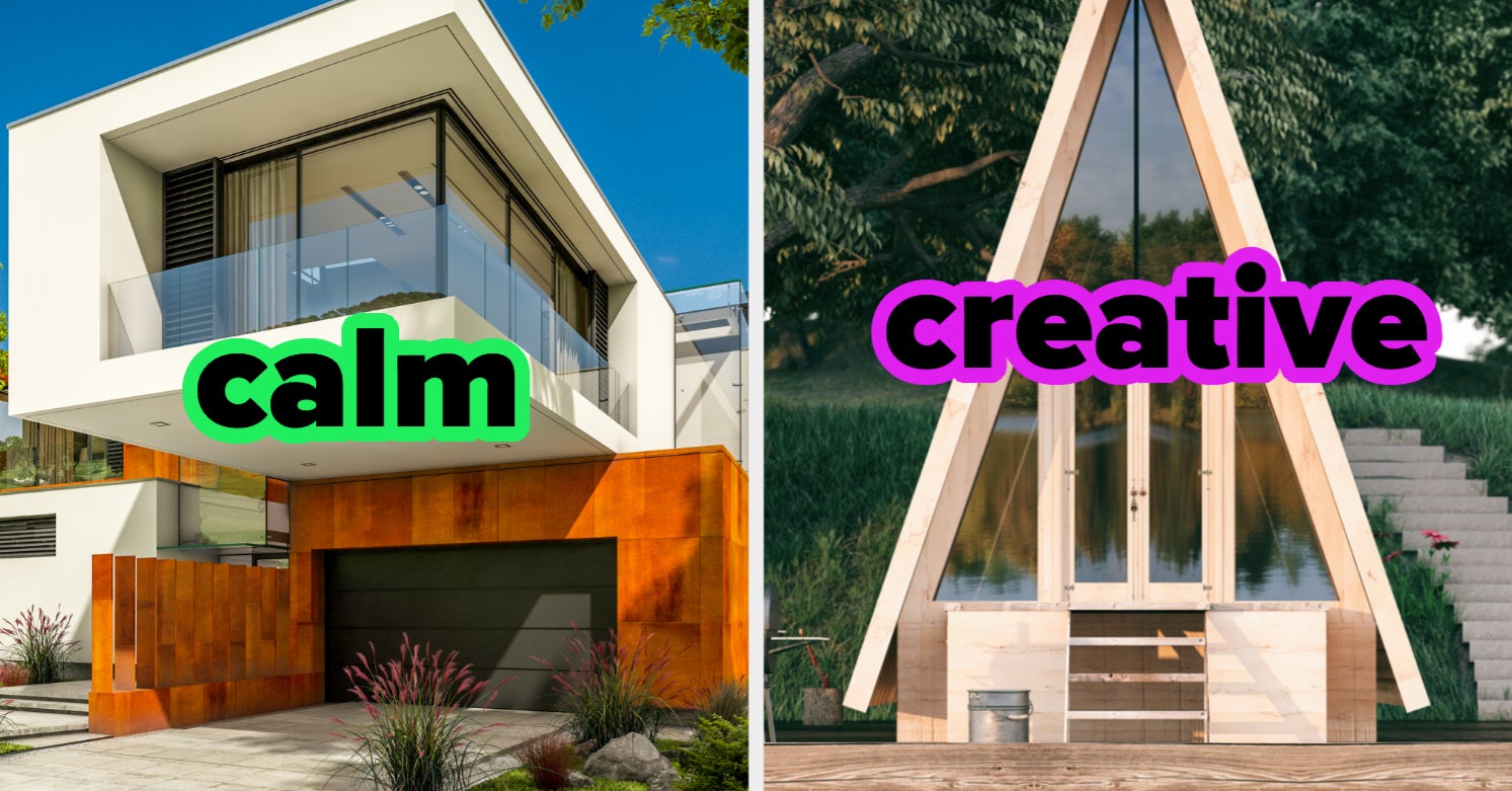 Are You More Calm Or Creative? Build A House To Find Out