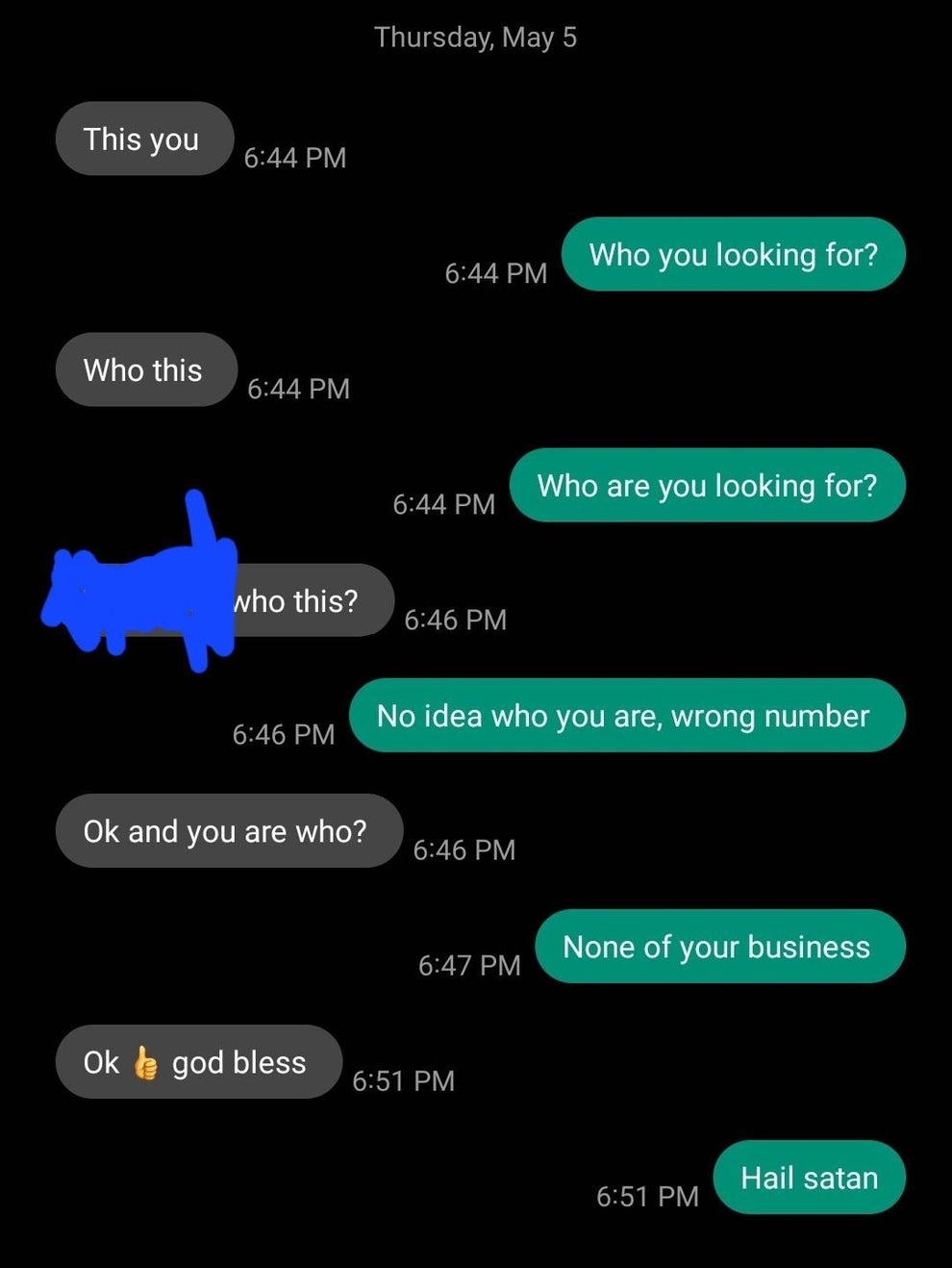 32 Painfully Awkward Wrong Number Texts That Started Innocent And ...