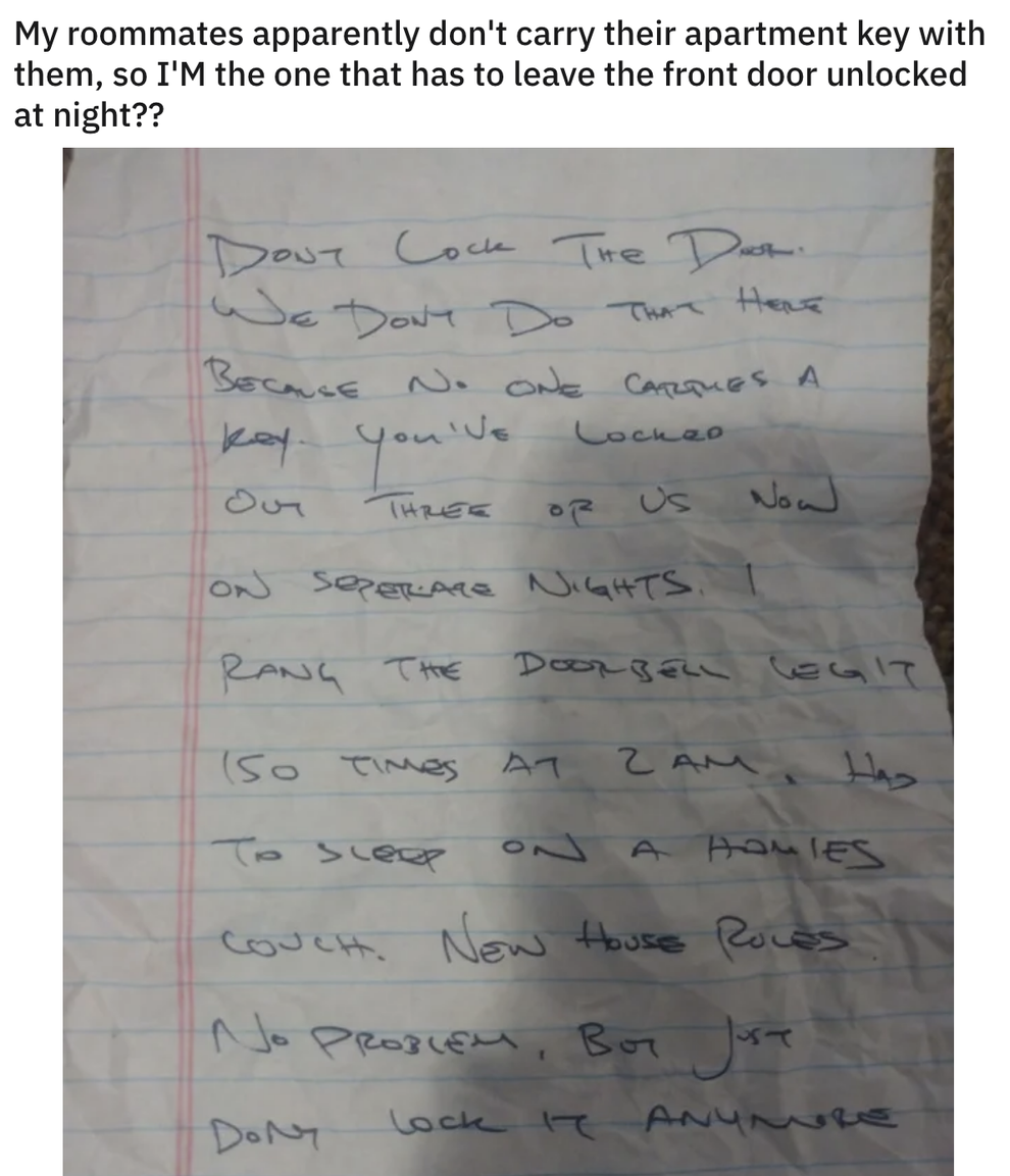 16 Roommates Who Are So, So Inconsiderate And Rude