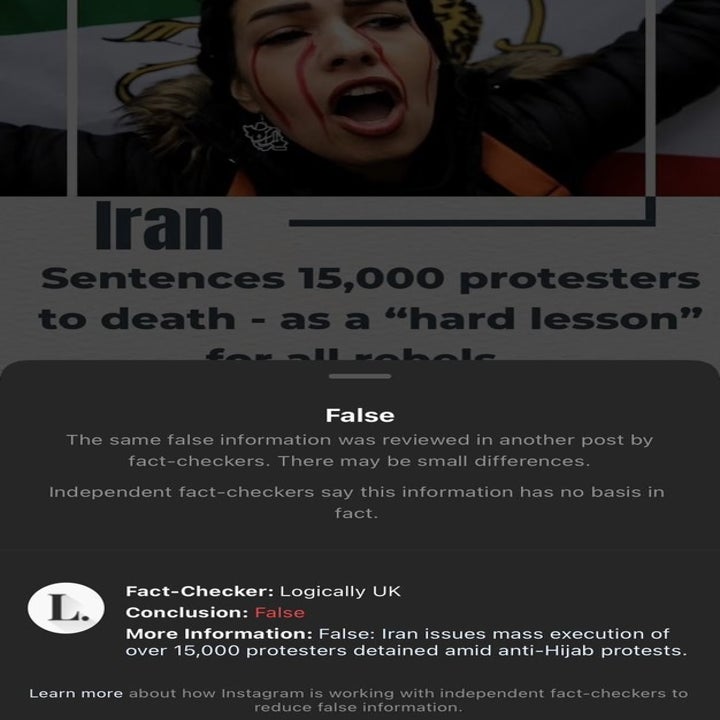 Viral Instagram About 15,000 Iran Protesters Sentenced To Death ...
