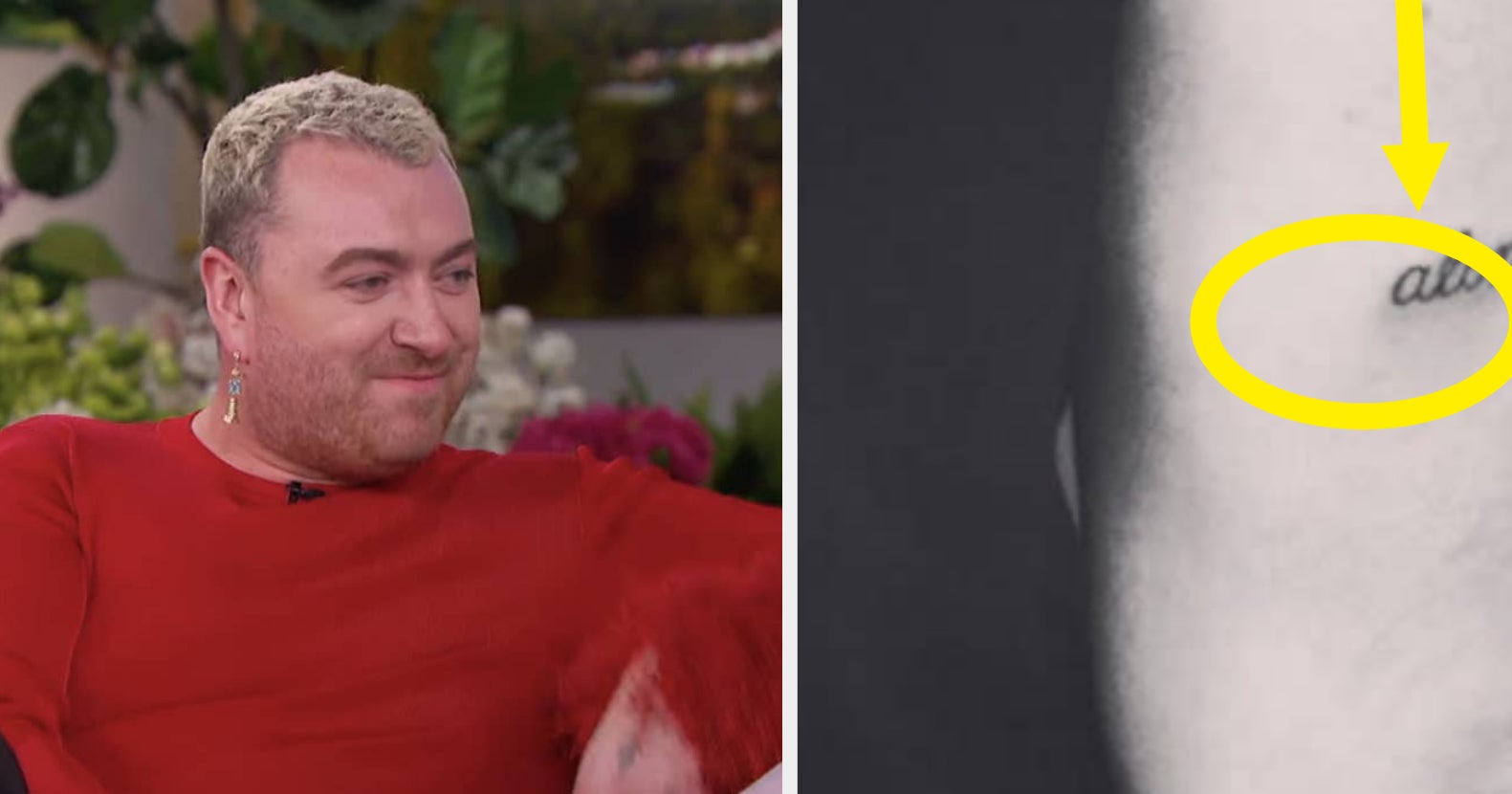 Sam Smith Revealed Their Worst Embarrassing Tattoo, And I Agree, Sorry ...