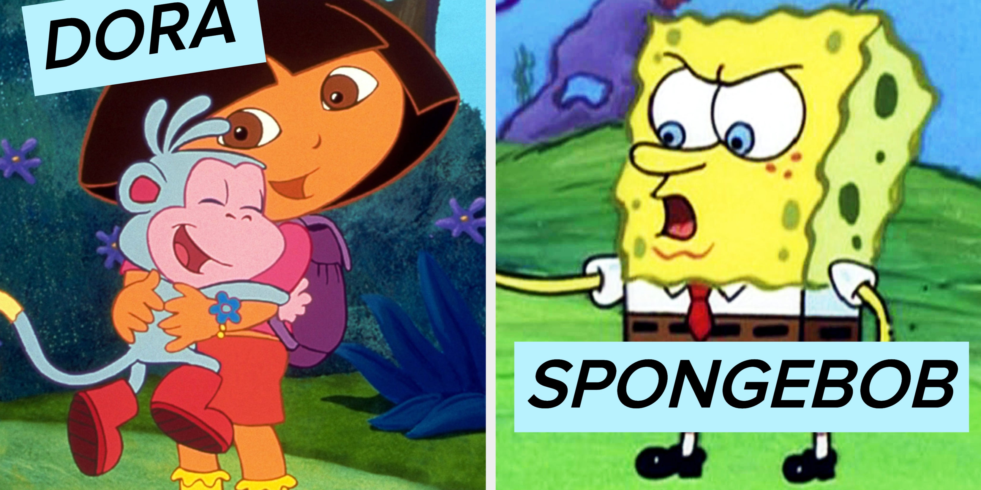 spongebob and dora deviantart