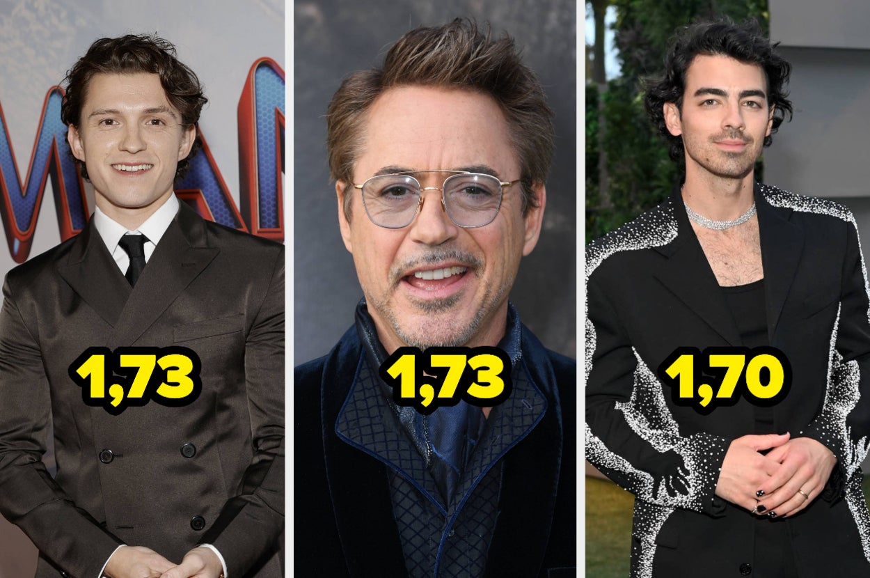 Cuál es la estatura de 22 famosos de Hollywood