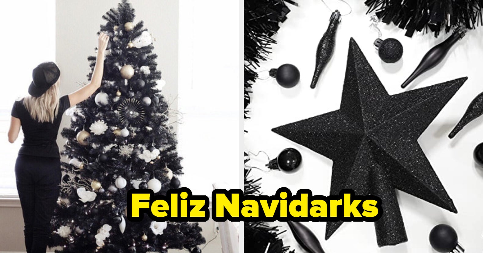 Si Tu Color Fav Es El Negro, Así Puedes Decorar Tu Casa En Navidad ...