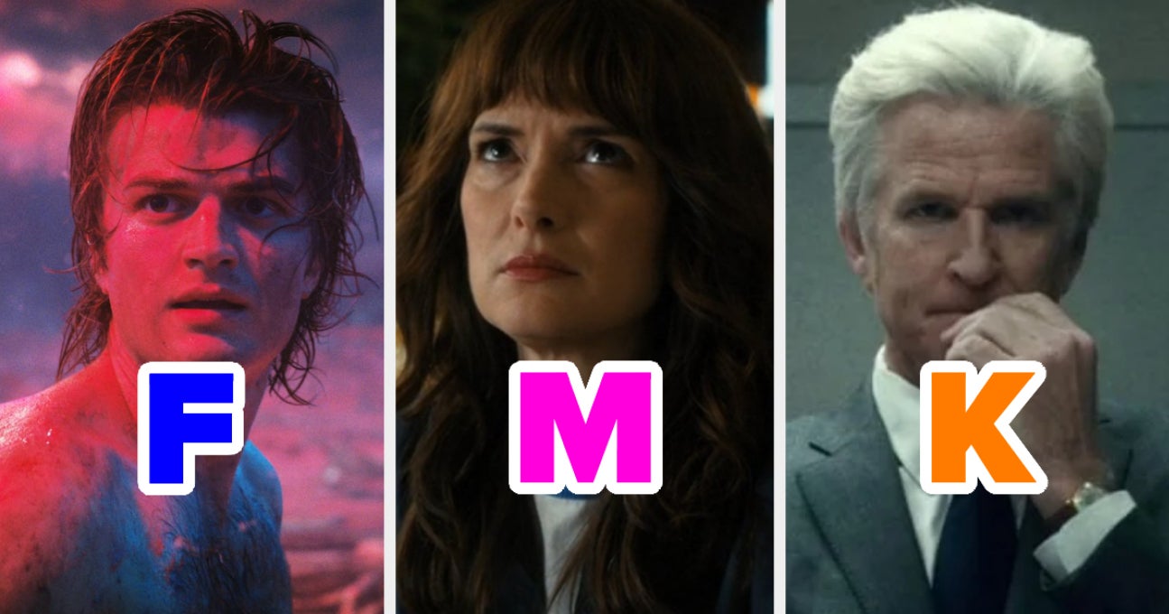 F, Marry, Kill Stranger Things Characters Quiz
