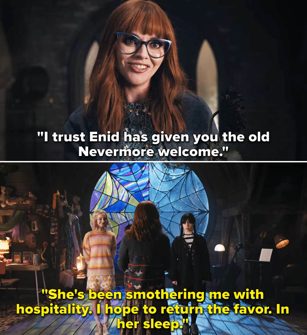 How Wednesday On Netflix Filmed Thing Photos