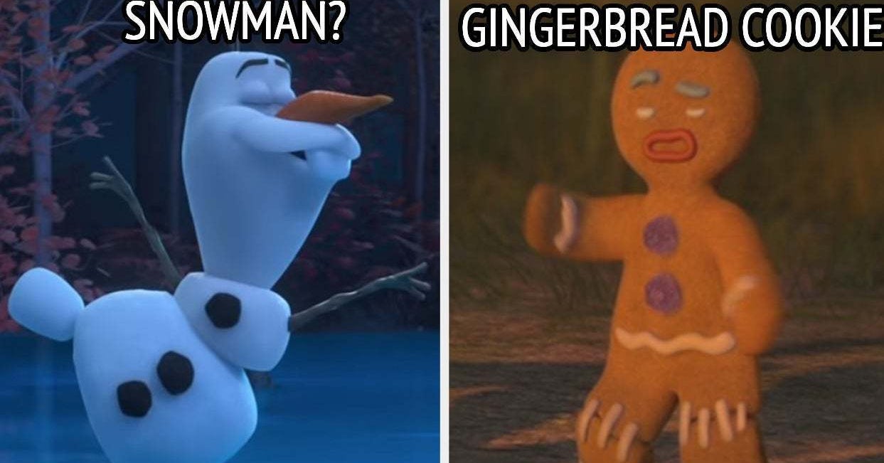 Are You A Snowman, A Reindeer, Or A Gingerbread Cookie?