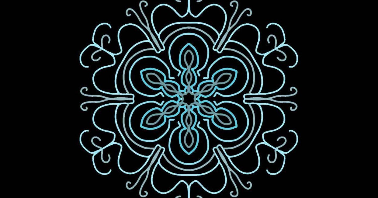 Snowflake Inkblot Test